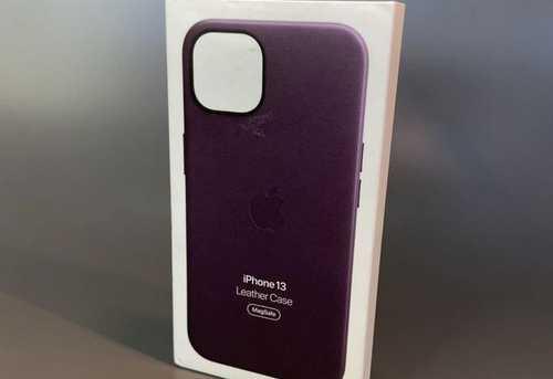 Чехол MagSafe кожаный совместим с iPhone 13