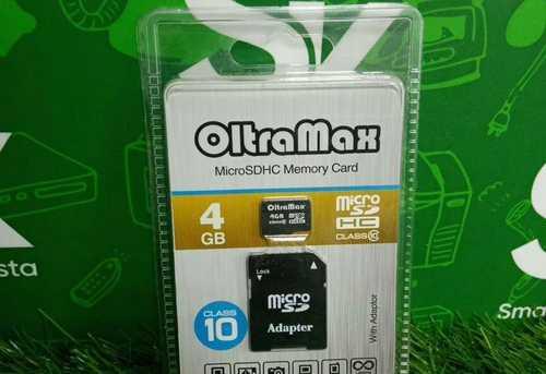 Карта памяти OltraMax 4GB sol
