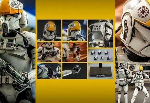 Hot toys mms648 фигурка star wars clone pilot клон