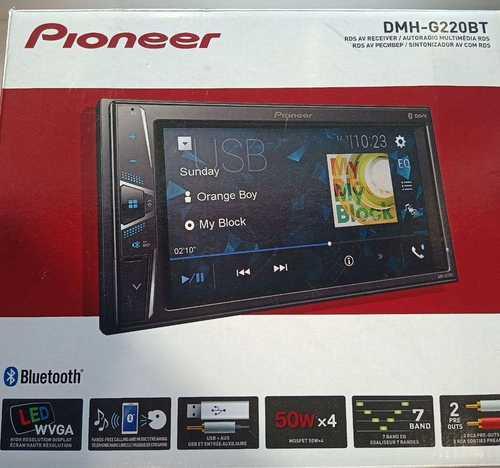 Магнитола pioneer dmh-g220bt