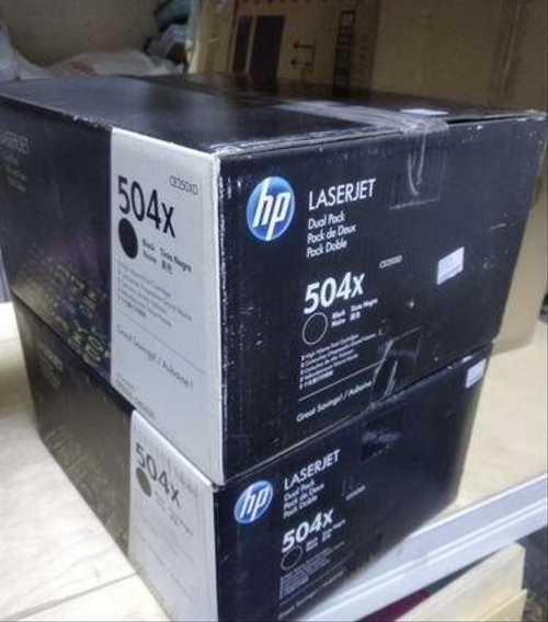 Картриджи hp ce250xd оригинал 2шт в уп