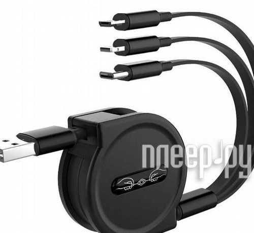 Wiiix 3 в 1 USB - Lightning / Micro USB / Type