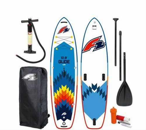 Доска SUP надувная F2 22 glide windsurf 11'7"x32"