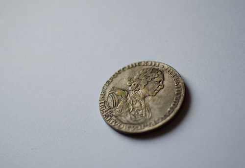 Монета Петр 1724 Рубль - "в латах" (реплика)