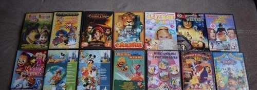 Мультфильмы и детские фильмы на DVD-дисках