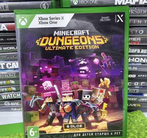 Minecraft dungeons edition Xbox one series x