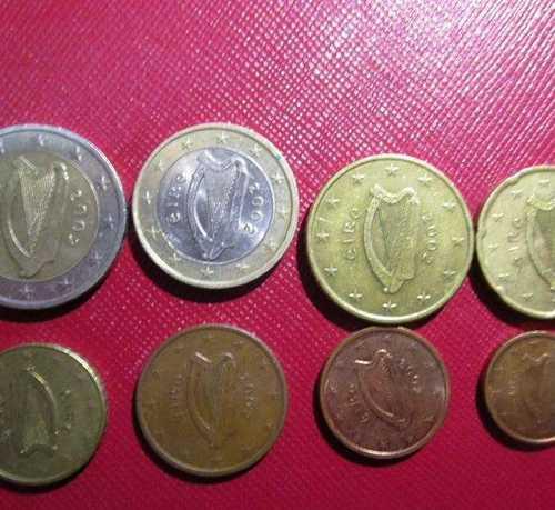 Монеты Евро Набор Ирландия
