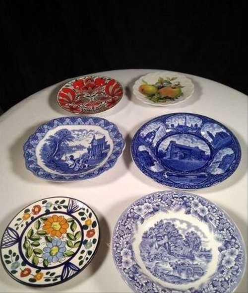 Старинные коллекционные тарелки, Англии, Испания