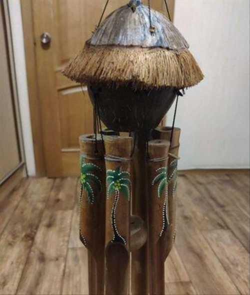 Подвесной декор из бамбука " музыка ветра"