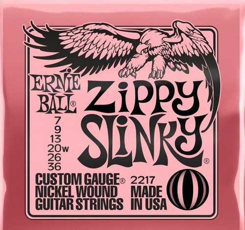 Ernie ball 2217 Nickel Wound Slinky Zippy 7-36 - Струны для электрогитары