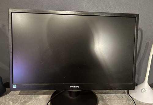 Монитор Philips 223V5LSB черный