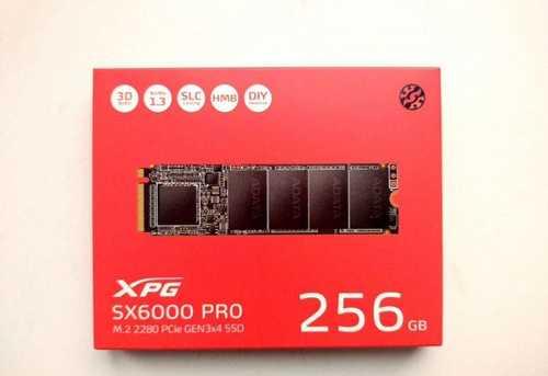 Ssd m2 nvme XPG SX6000 PRO 256Gb (Новый)