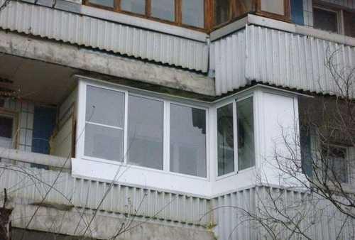 Балкон остекленный Остекление балконов