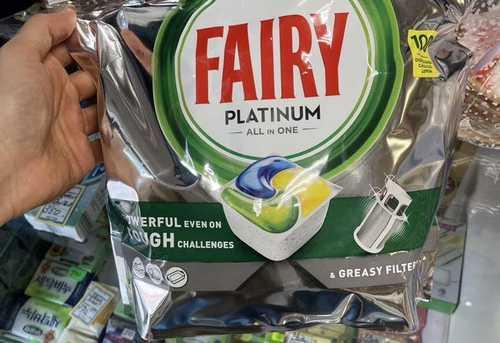 Таблетки Fairy platinum all in one 100шт