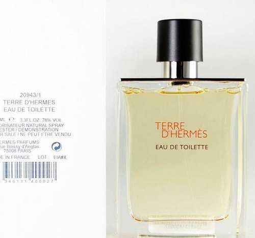 Hermes Terre D'Hermes homme edt 100мл тестер