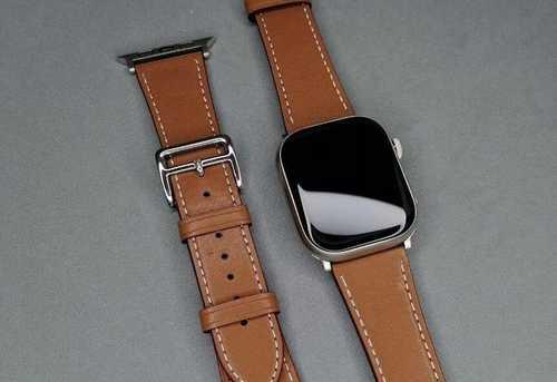 Ремешок для часов Apple Watch кожаный