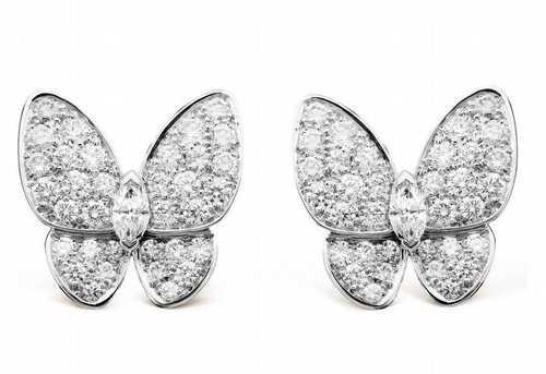 Esperanto серьги TWO butterfly 1.67ct