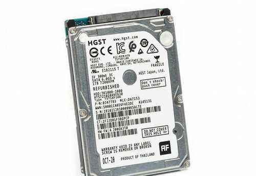 2.5" жесткий диск hgst 1Tb (HTS721010A9E630)