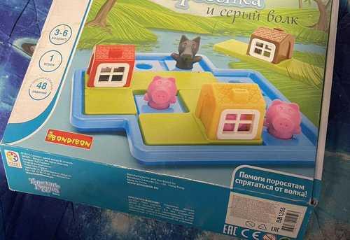 Bondibon / логическая игра три поросенка