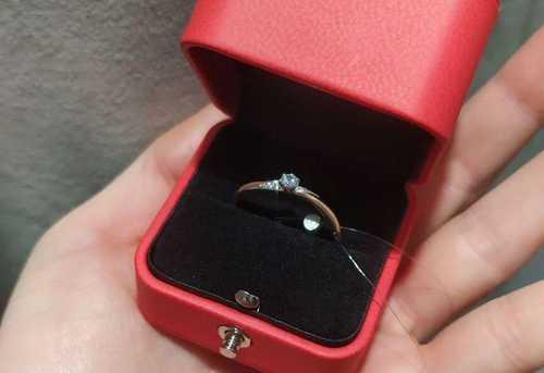 Новое кольцо золото 585 размер 17