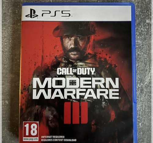 Call of duty modern warfare 3 ps5 диск