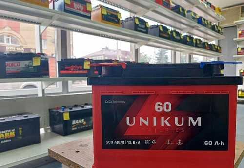 Аккумулятор Unikum 60 Ah 500A