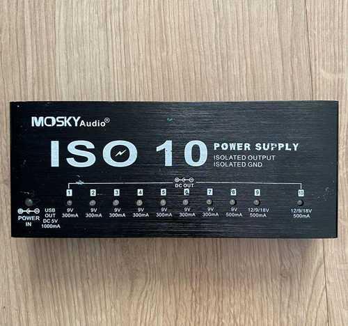 Mosky Audio iso 10 Блок Питания для 10 педалей