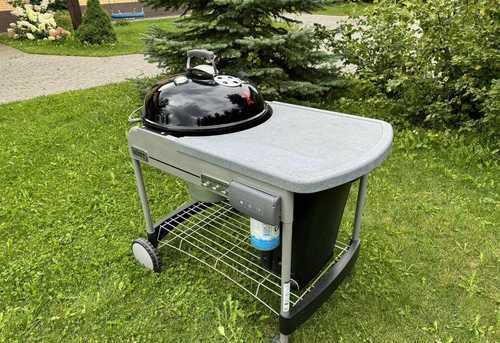 Угольный гриль weber performer deluxe GBS 57 см