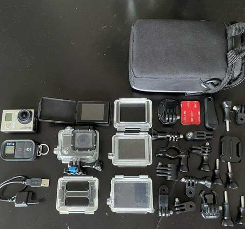 Камера GoPro Hero 3 с комплектом доп оборудования