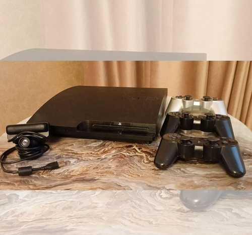 Sony PlayStation 3 Slim игры   3 геймпада