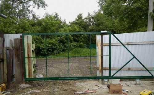 Рама на откатные ворота