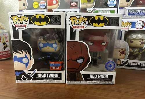 Funko pop Nightwing & Red hood