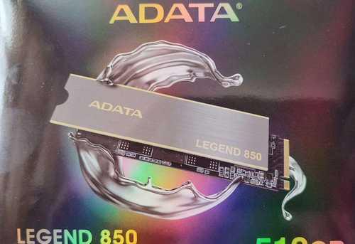 SSD накопитель adata legend 850М 512гб - 960M 1тб