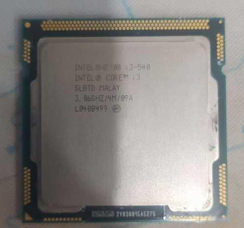 Процессор intel core i5 540