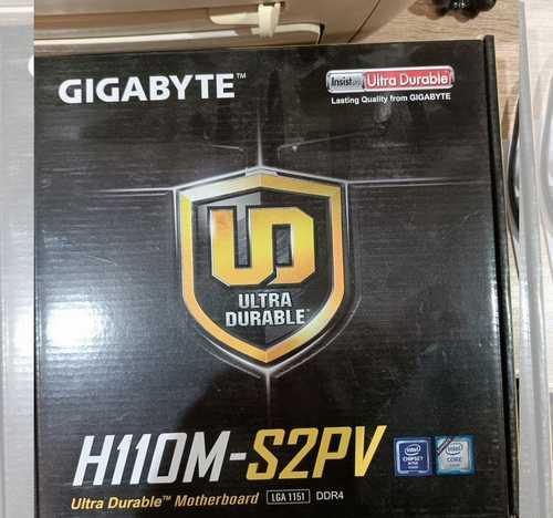 Материнская плата Gigabyte H110M-S2PV lga1151