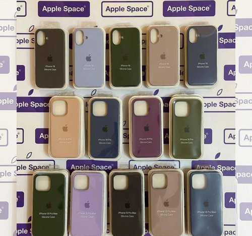 Чехол Apple Silicone Case iPhone 16 / Pro / Max