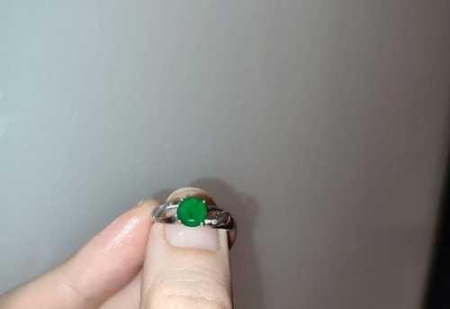 Кольцо с агатом и бриллиантами