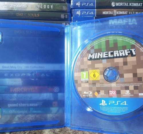 Minecraft ps4 без обложки