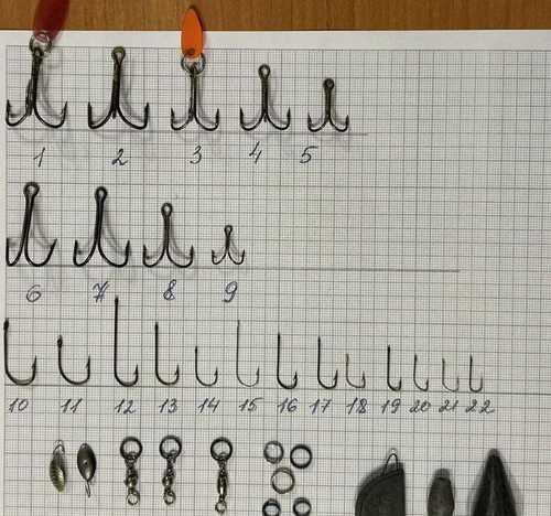 Крючки рыболовные СССР