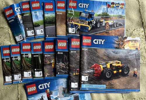 Lego city инструкции, человечки,запчасти