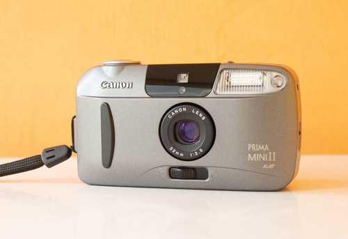 Пленочный фотоаппарат Canon prima mini II + пример