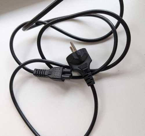 Кабель питания ноутбука iec c5 (3-pin)