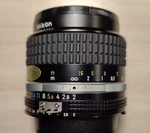Объектив Nikon Nikkor 35 mm f/ 2 35/2 Ai-S