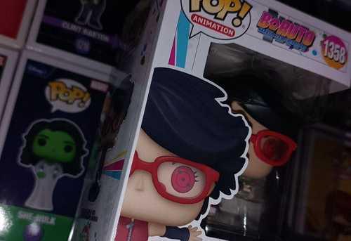 Funko pop Sarada with sharingan