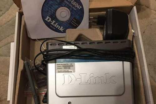 WI-FI adsl2+ роутер D-link DSL-G604T