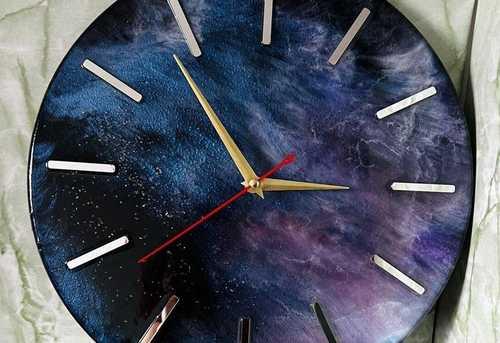 Часы "Космос" из эпоксидной смолы