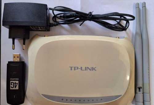 Модем TP-link TL-MR3420 и модем мегафон