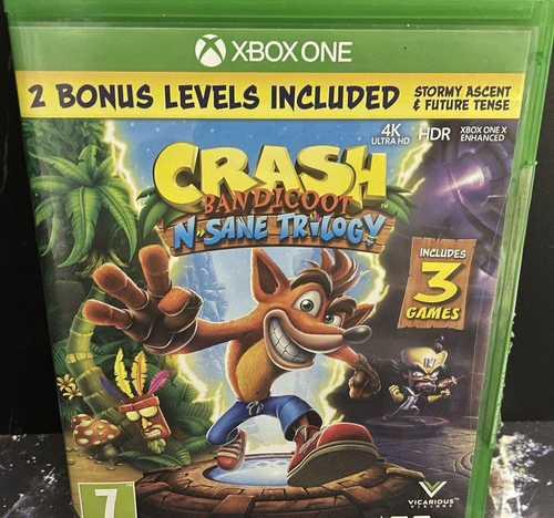 Crash bandicoot N sane trilogy Xbox One