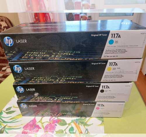 Картридж HP 117A(W2070A, W2071A, W2072A, W2073A)