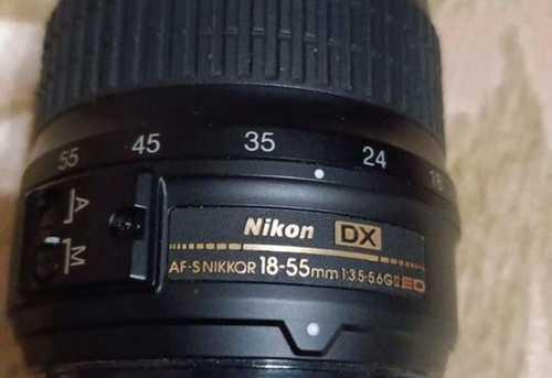 AF-S DX Nikkor 18-55mm 1:3.5-5.6GII ED